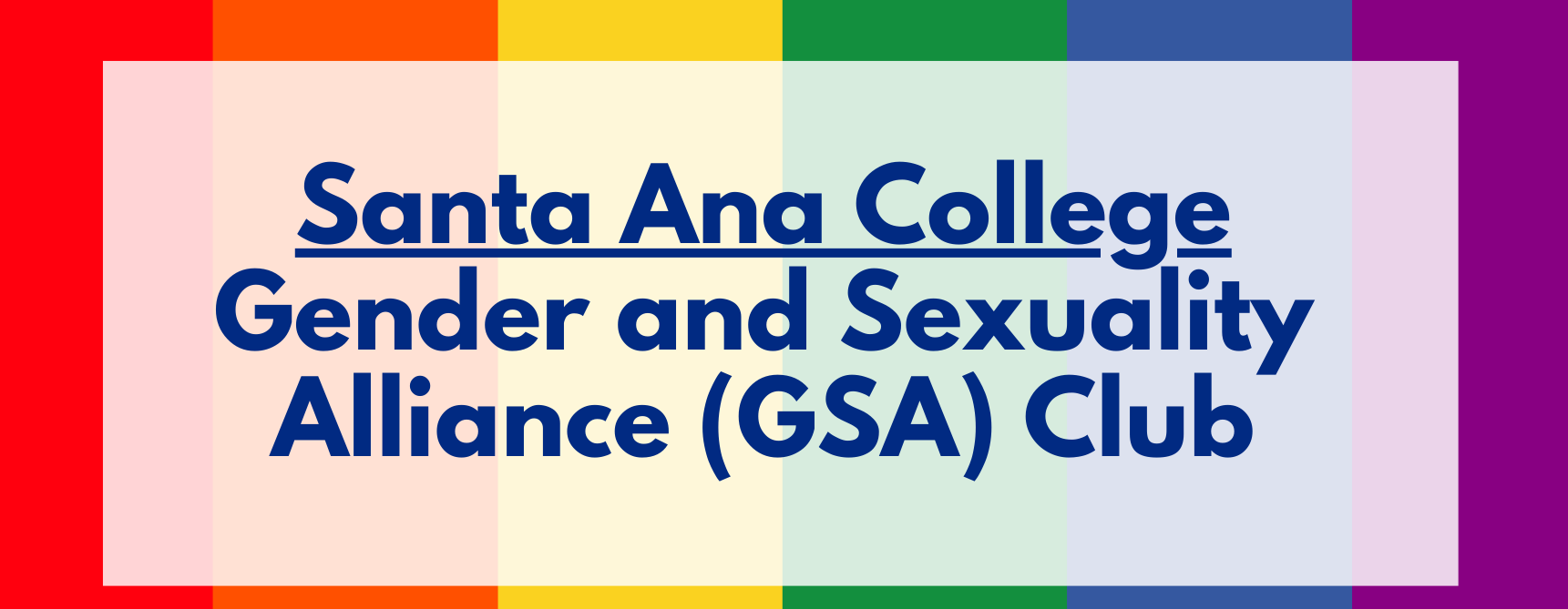 Gender and Sexuality Alliance Club